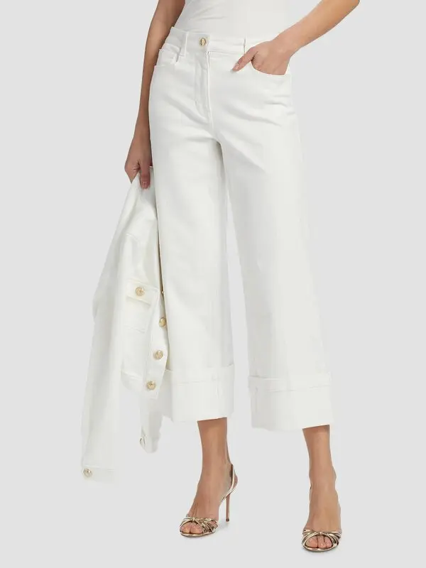 Generation Love Eros High-rise Wide-leg Cuffed Jeans