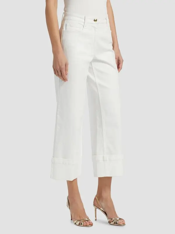 Generation Love Eros High-rise Wide-leg Cuffed Jeans