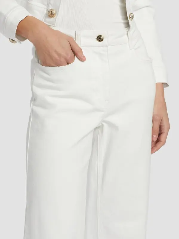 Generation Love Eros High-rise Wide-leg Cuffed Jeans