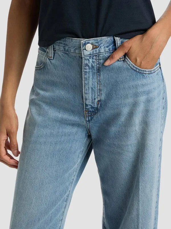 FRAME The Off Duty Stroll Straight-leg Jeans - Frey