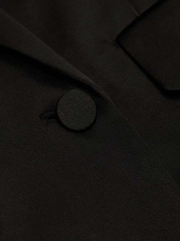 Simkhai Norah Satin Double-breasted Blazer