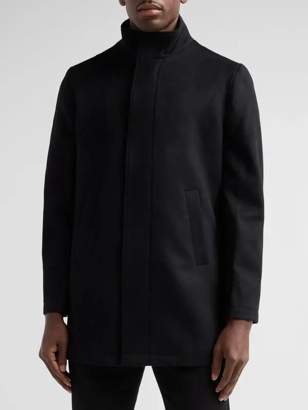 SAKS FIFTH AVENUE Wool-cashmere Car Coat