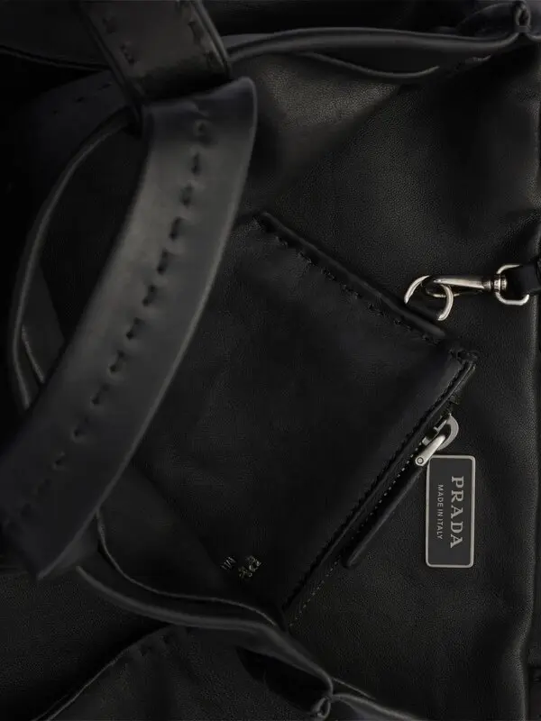 Prada Nappa Leather Tote Bag