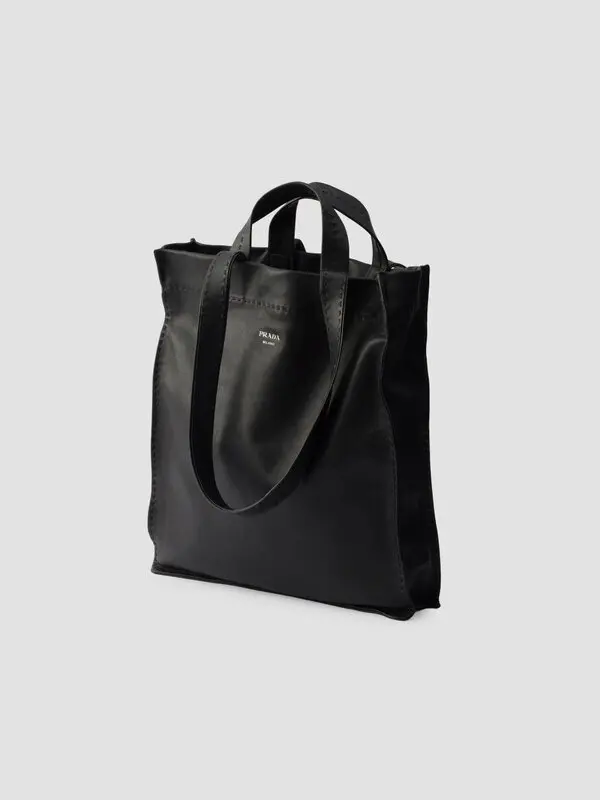 Prada Nappa Leather Tote Bag