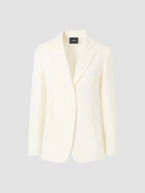 Akris Arie Linen-wool Blazer
