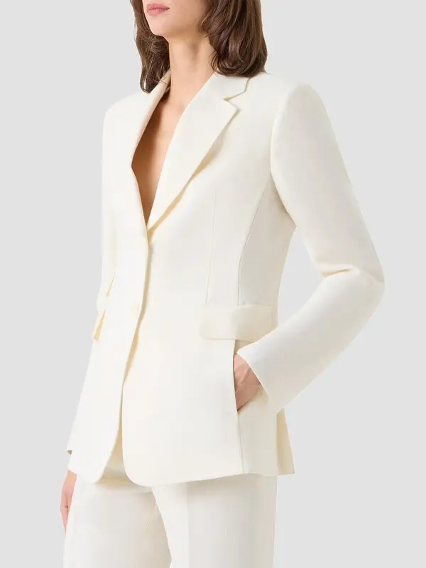 Akris Arie Linen-wool Blazer