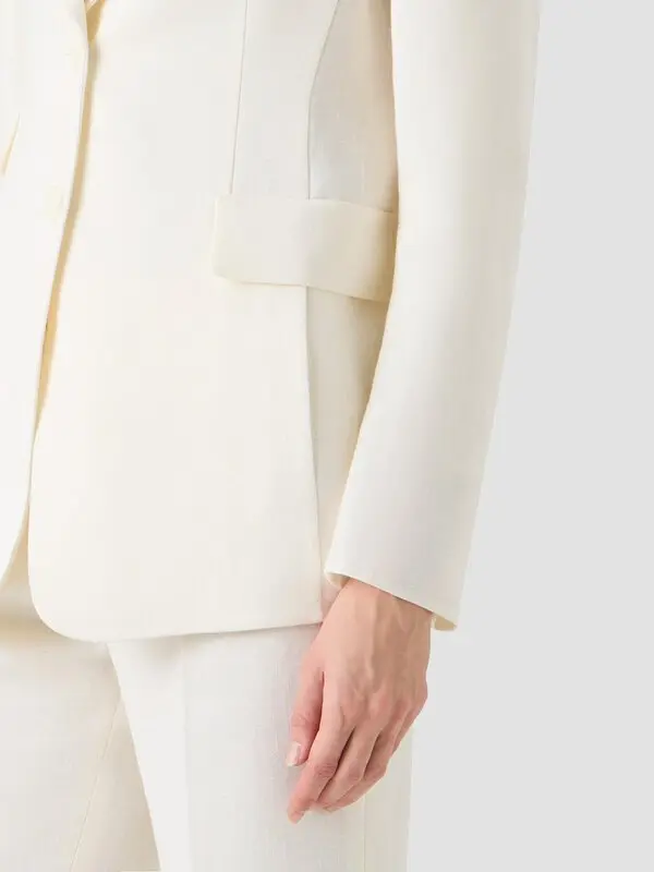 Akris Arie Linen-wool Blazer
