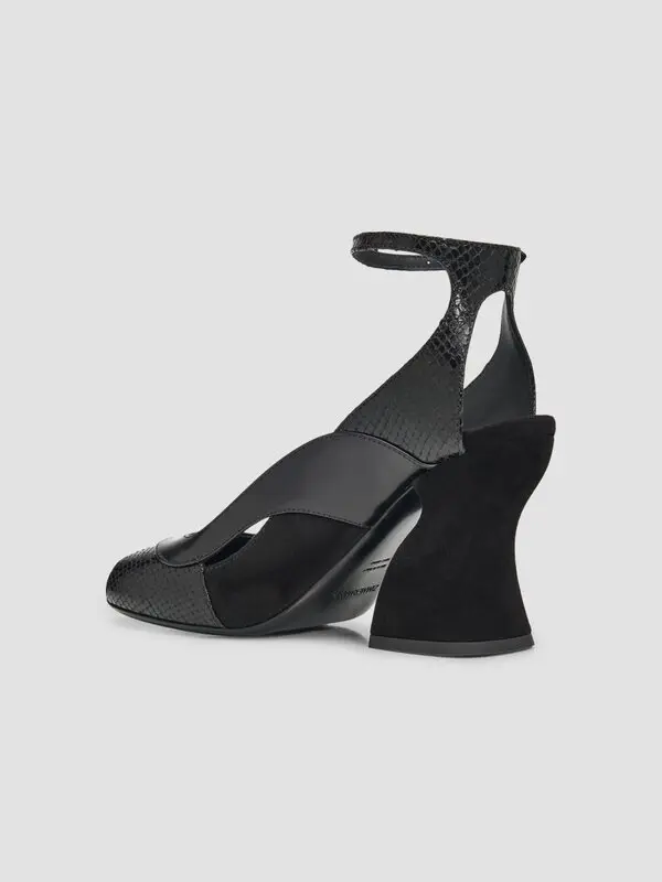 Zimmermann Marvi 75mm Leather Sandals - Black