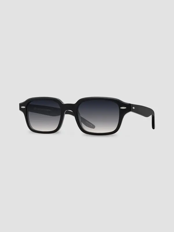 Barton Perreira Remi 51mm Rectangular Sunglasses - Black