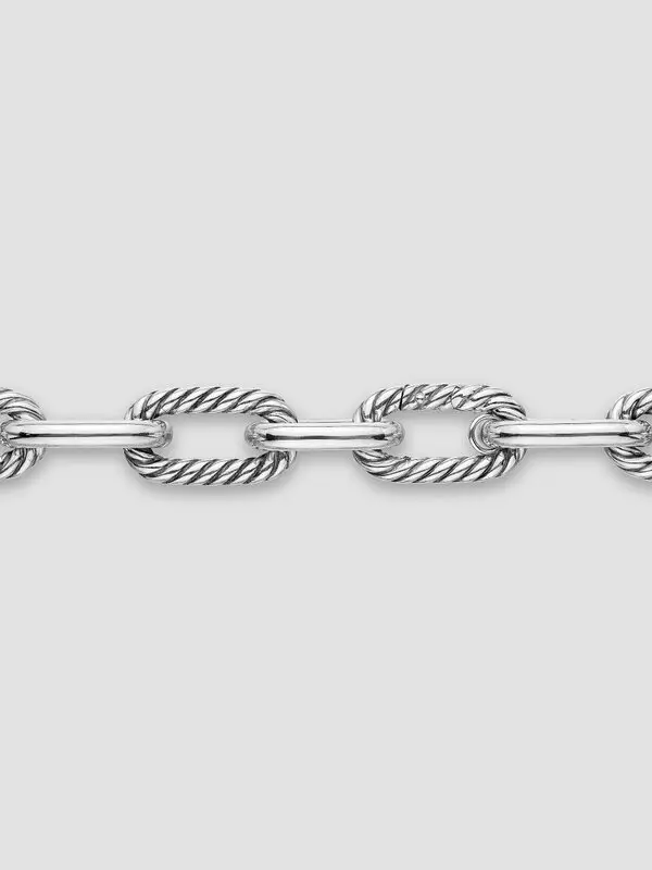 David Yurman Dy Madison Chain Necklace In Sterling - Multi