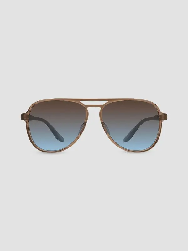 Barton Perreira Hartmann 58mm Aviator Sunglasses - Tabac Solara