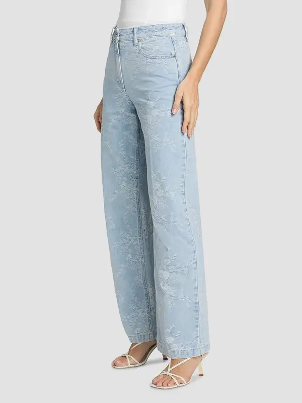 Generation Love Milagro Floral Straight-leg Jeans