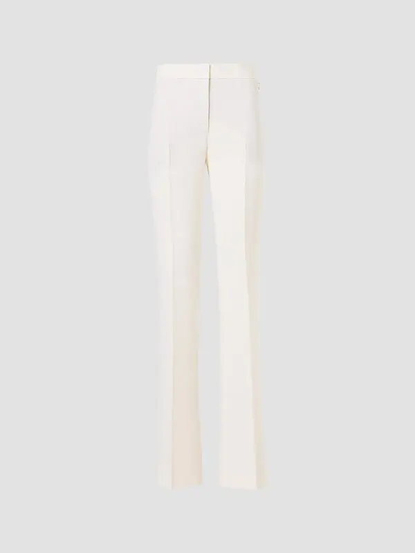 Akris Carl Linen-virgin Wool Straight-leg Pants