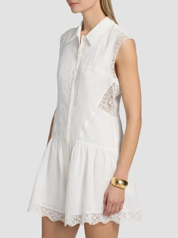 FRAME The Embroidered Day Minidress