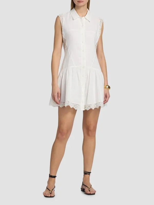 FRAME The Embroidered Day Minidress