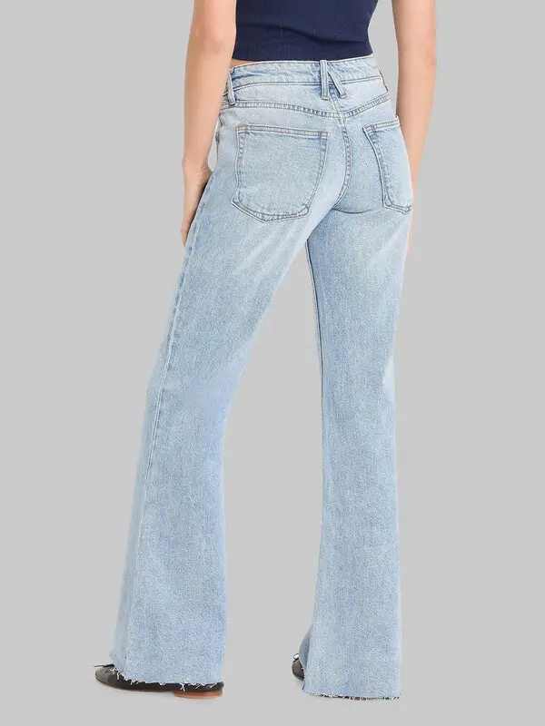 Good American Vintage Low-rise Relaxed Flare Jeans