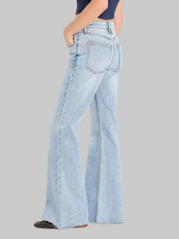 Good American Vintage Low-rise Relaxed Flare Jeans