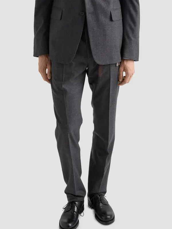 Prada Single Breasted Cashmere Blend Suit