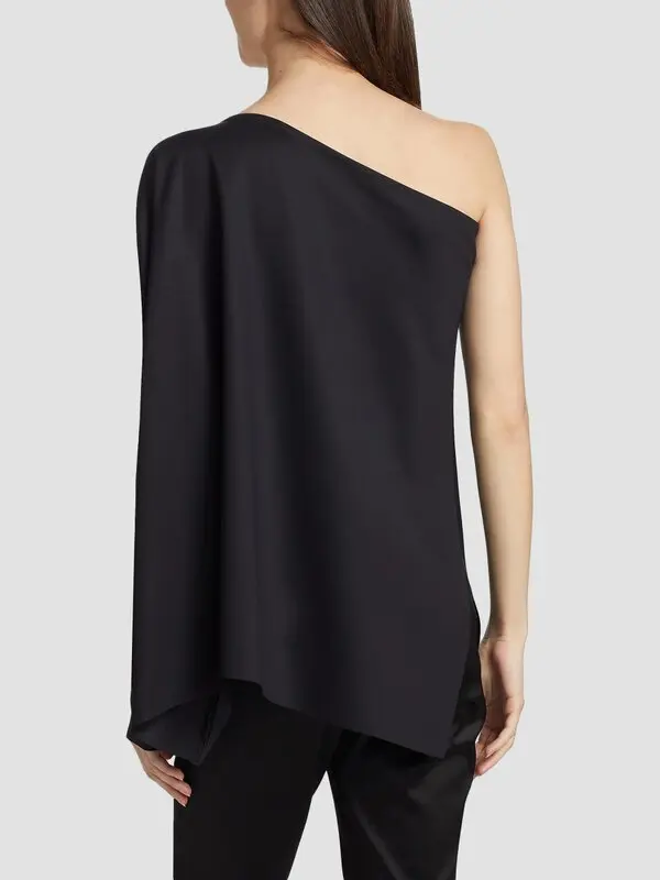 Rosetta Getty One-shoulder Caftan Top