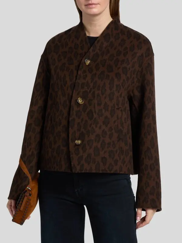 LAMARQUE Hania Double-face Wool-blend Jacket