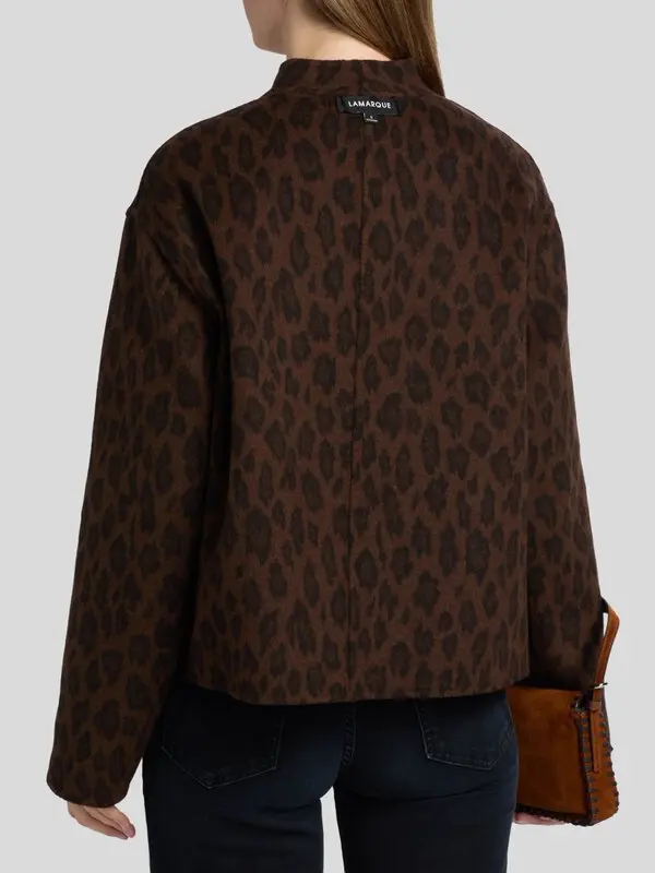 LAMARQUE Hania Double-face Wool-blend Jacket