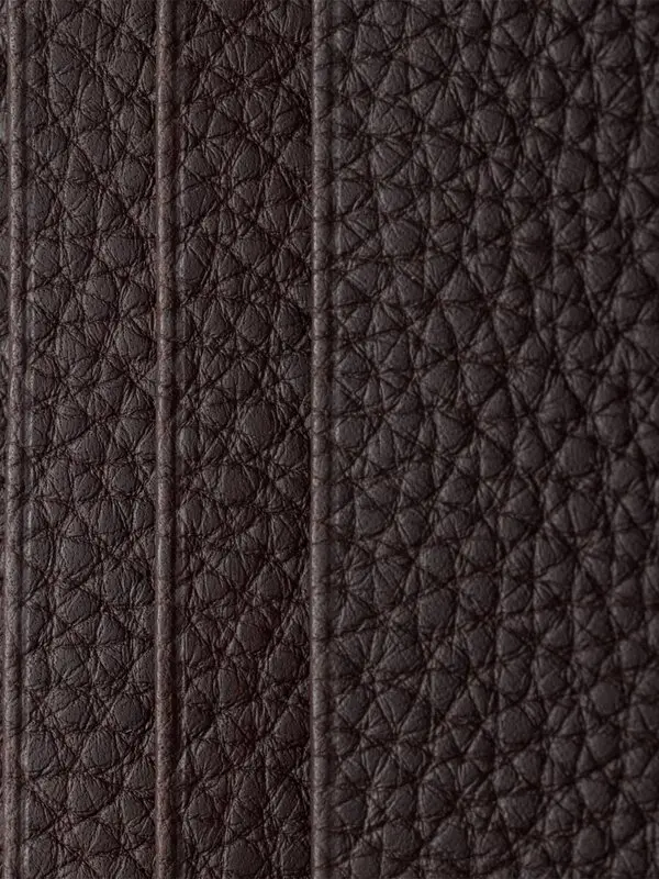 Prada Leather Card Holder - Brown