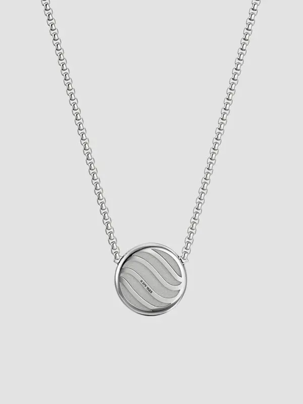 David Yurman Sculpted Cable Pendant Necklace In Sterling 10mm