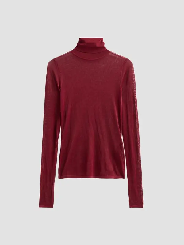 Zimmermann Fine-knit Turtleneck Top