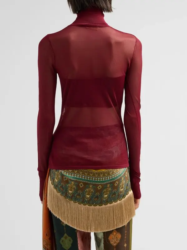 Zimmermann Fine-knit Turtleneck Top