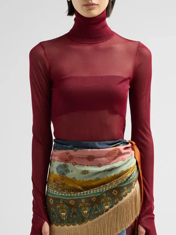 Zimmermann Fine-knit Turtleneck Top
