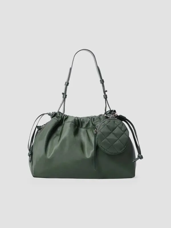 Mz Wallace Waverly Small Drawstring Shoulder Bag - Juniper
