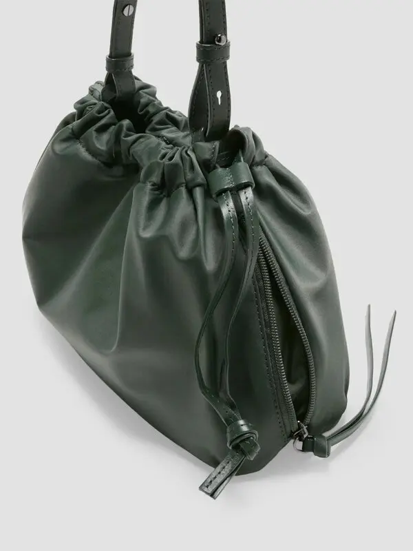 Mz Wallace Waverly Small Drawstring Shoulder Bag - Juniper