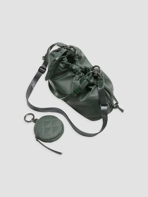 Mz Wallace Waverly Small Drawstring Shoulder Bag - Juniper