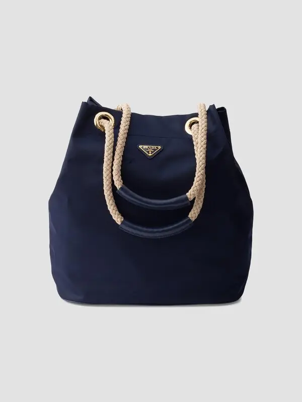Prada Mariner Large Re-nylon Bucket Bag - Blue