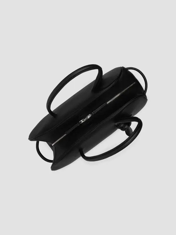 Jacquemus Le Grand Turismo Leather Tote Bag - Black