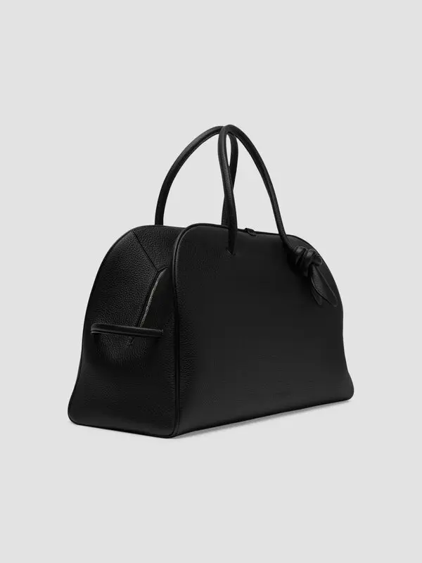 Jacquemus Le Grand Turismo Leather Tote Bag - Black