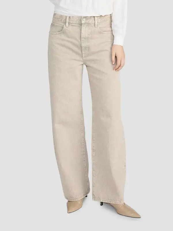 FRAME The Bow Barrel-leg Jeans