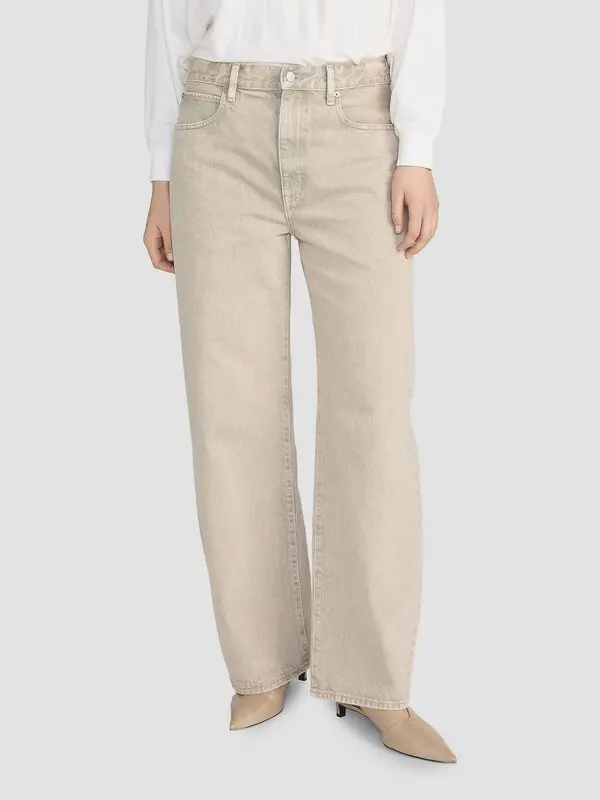 FRAME The Bow Barrel-leg Jeans