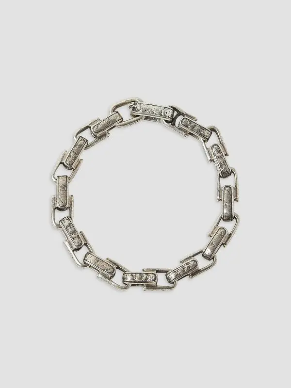 John Varvatos Artisan Sterling Distressed Link Bracelet