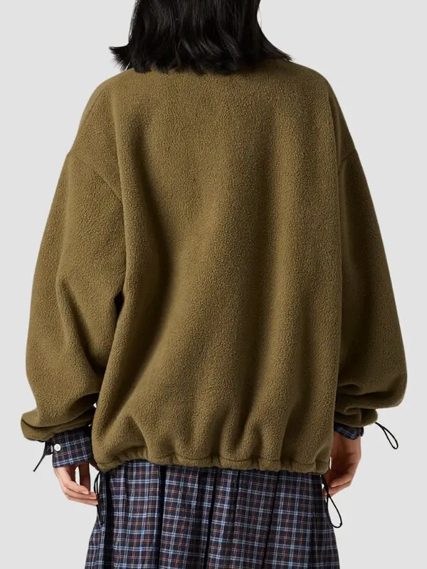 Miu Miu Fleece Zipper Jacket