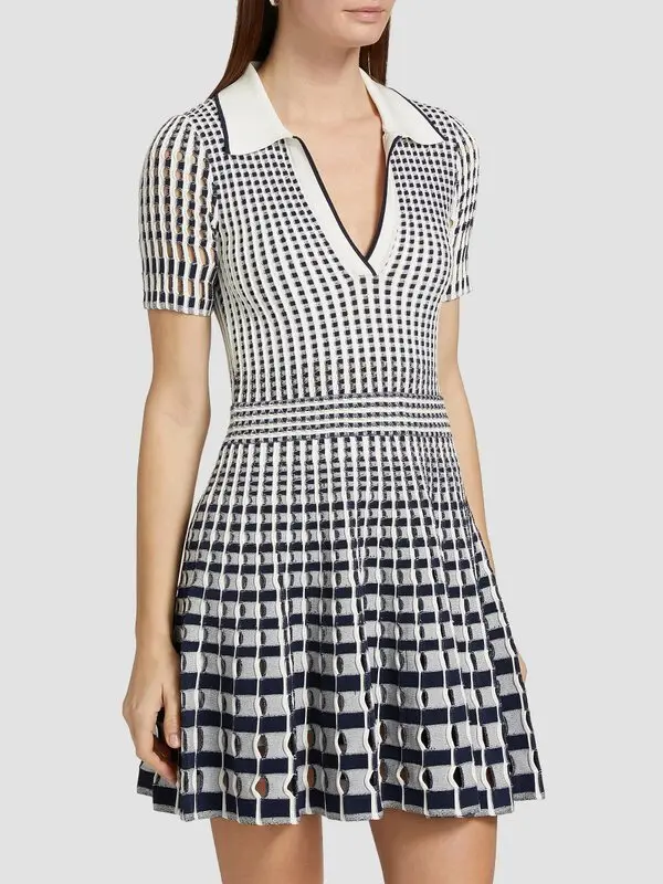 Simkhai Tovi Knit Polo Minidress