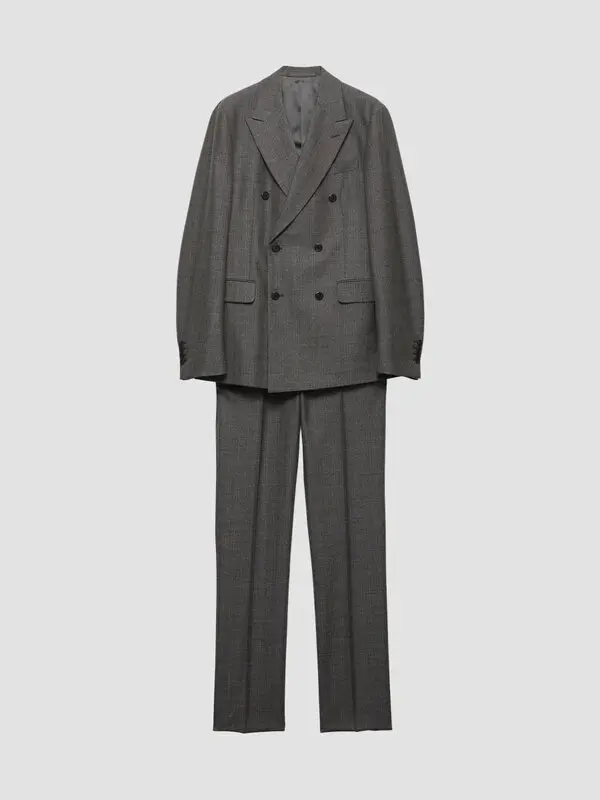 Prada Double-breasted Wool Suit