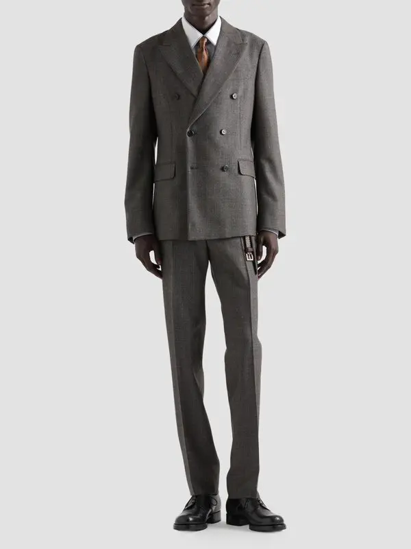 Prada Double-breasted Wool Suit