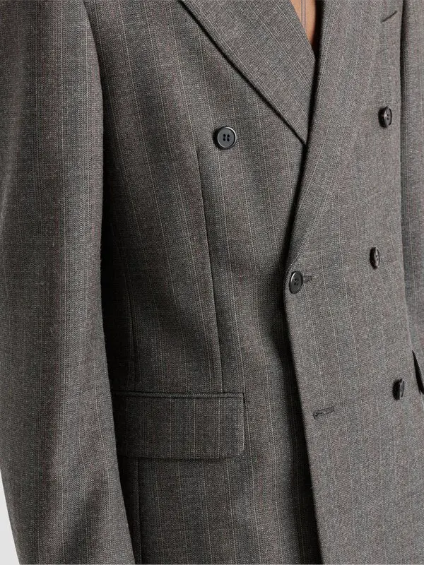 Prada Double-breasted Wool Suit