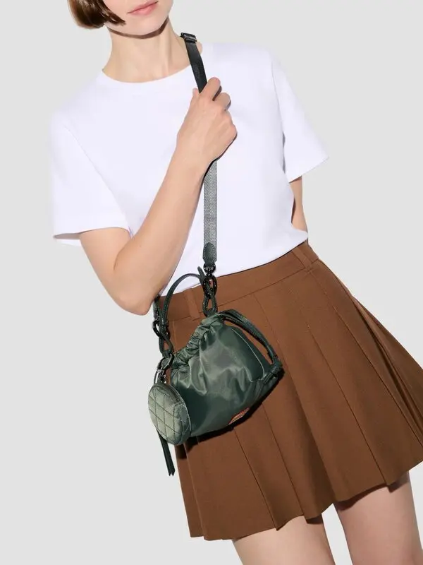 Mz Wallace Waverly Bebe Drawstring Bag - Juniper