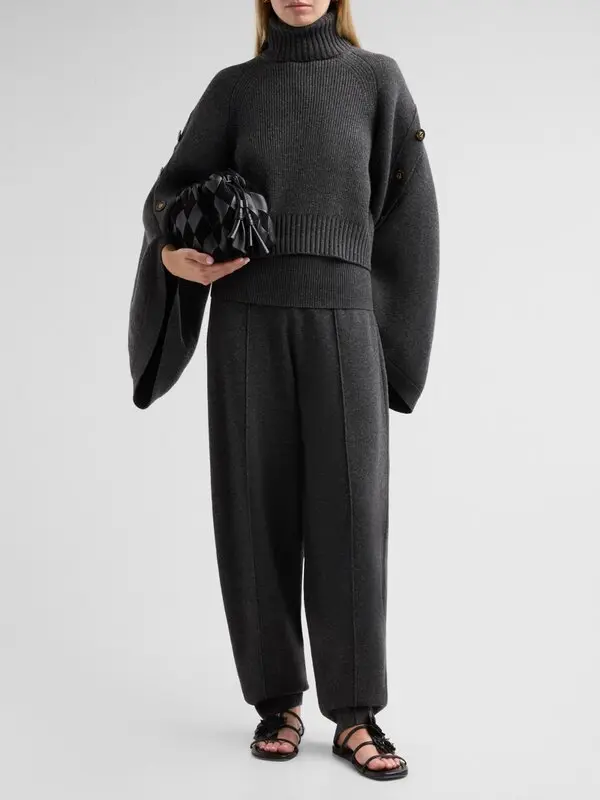 Zimmermann Valiant Knit Barrel-leg Pants