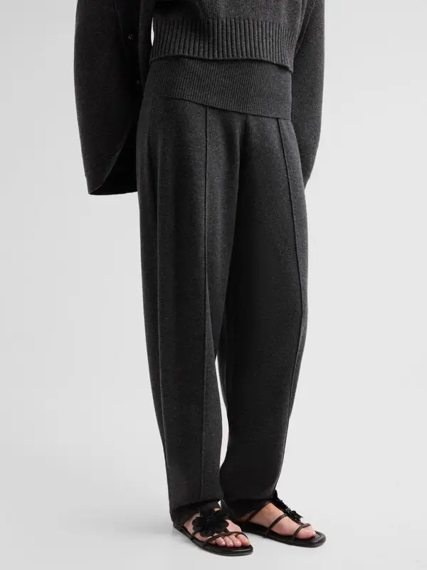 Zimmermann Valiant Knit Barrel-leg Pants