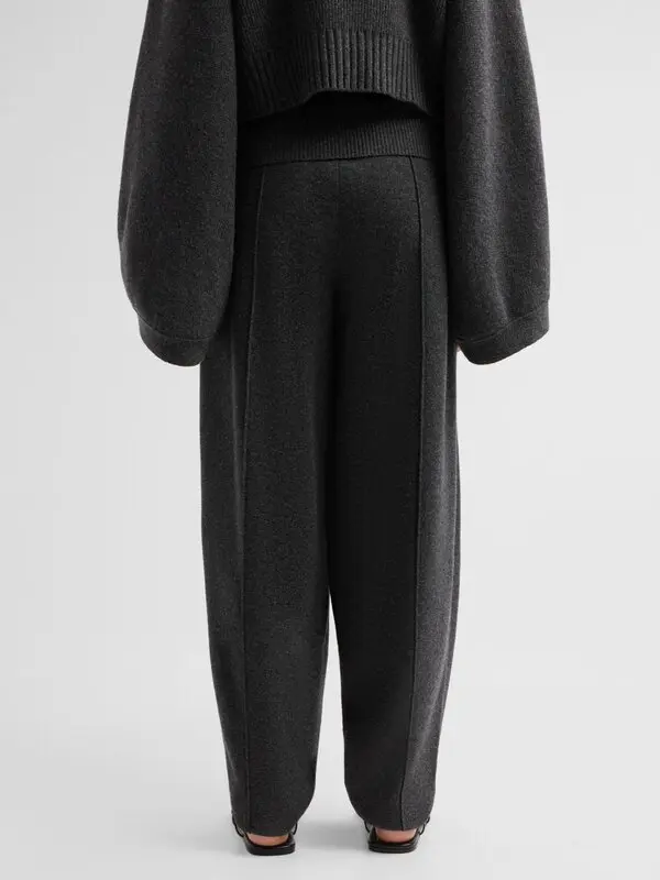 Zimmermann Valiant Knit Barrel-leg Pants