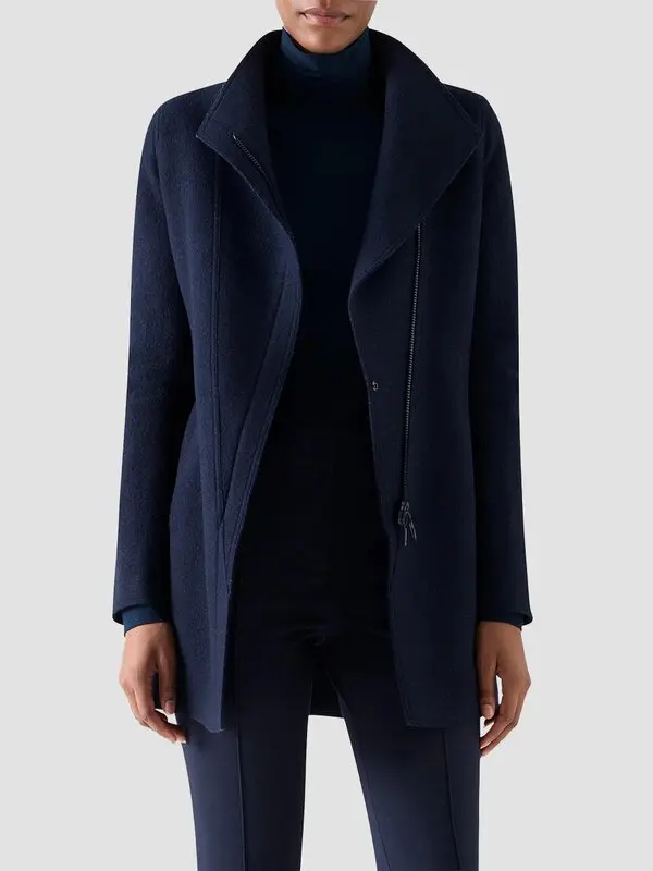 Akris Felted Wool Long Jacket