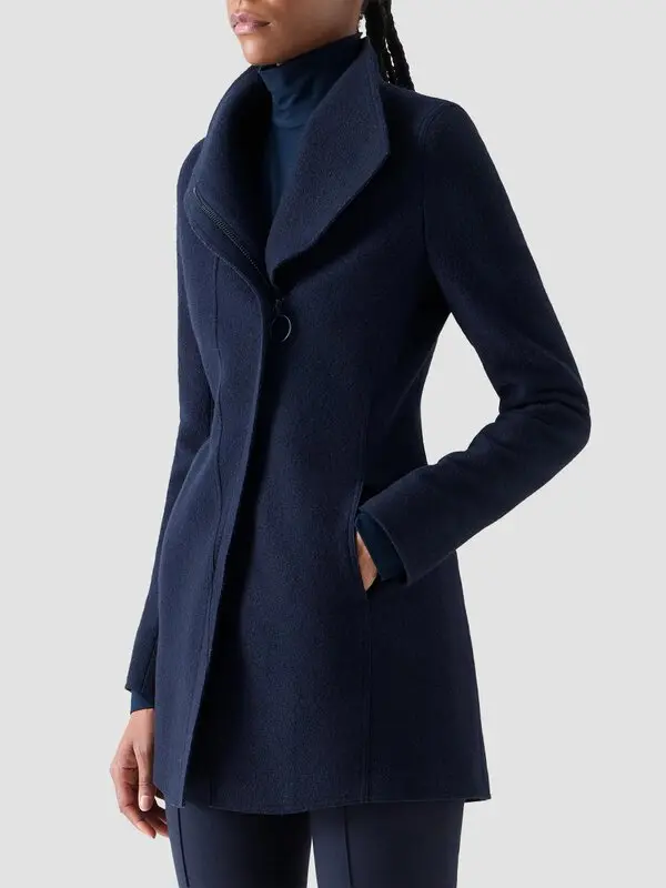 Akris Felted Wool Long Jacket
